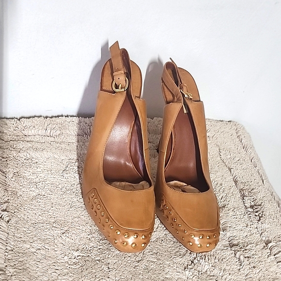 Max Studio | Shoes | Max Studio Ladies Leather Studded Heels | Poshmark